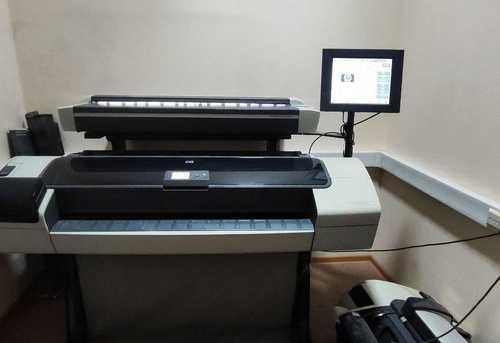 Плоттер hp designjet t1200 со сканером