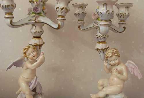 Подсвечники Capodimonte/Villari (Италия)