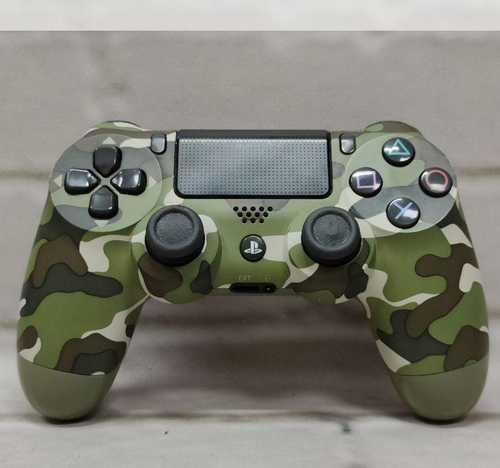 Sony Dualshock 4 v2 green camouflage камуфляж