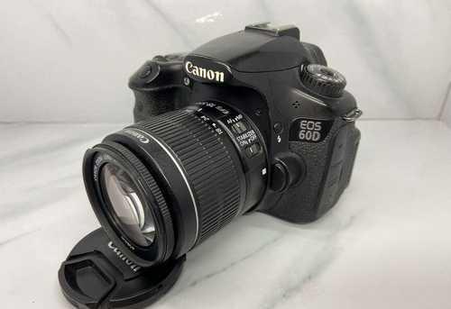 Зеркальный фотоаппарат Canon 60D + 18-55mm
