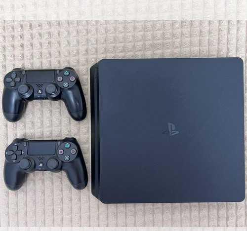 Sony PlayStation 4 Slim + 55 игр