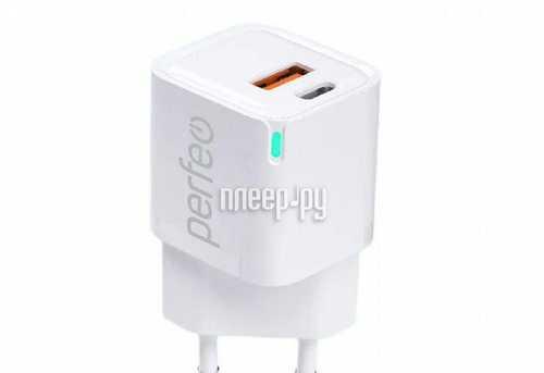 Perfeo USB-A Type-C 20W White I4652