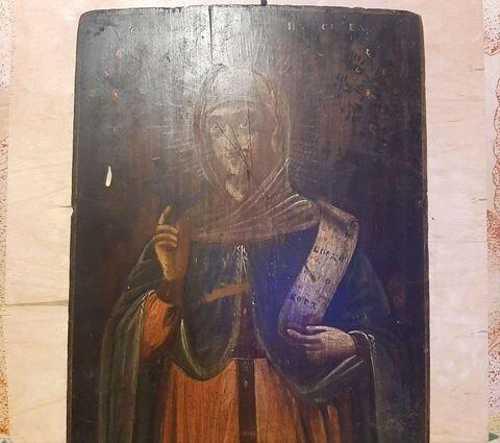 Икона святая мученица Параскева. 19 век