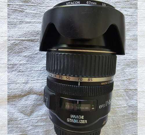 Обьектив Canon efs 17-85mm