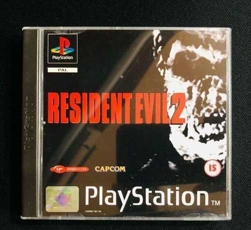 Игра PS1 лицензия Resident Evil 2
