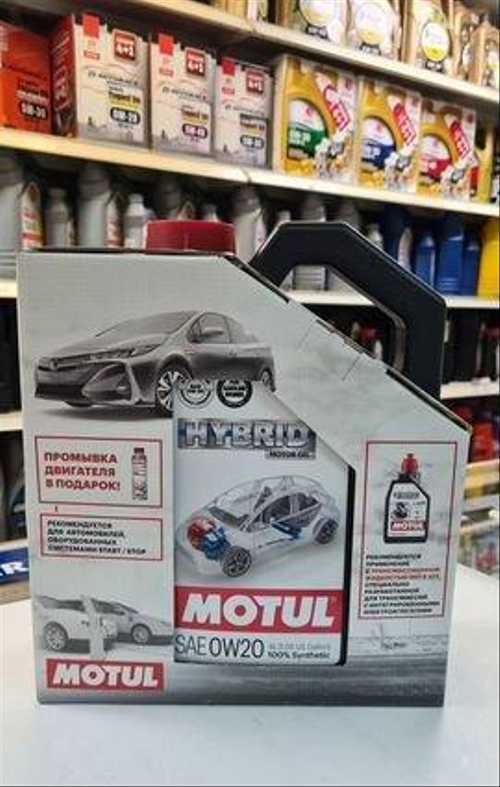 Моторное масло Motul Hybrid 0W20 4л