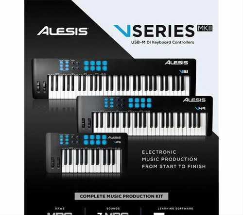 Alesis MkII (V25 V49 V61) midi клавиатура