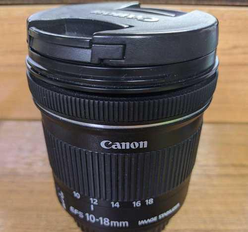 Объектив Canon ef-s 10 18mm