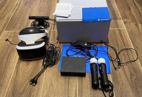 PS VR (2 реаизия) полный комплект + контроллеры