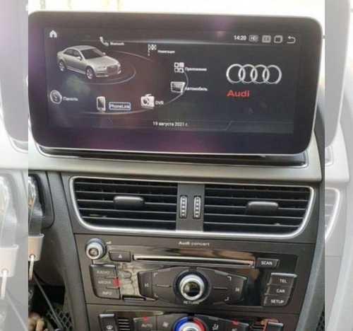 Магнитола android 10 дюймов audi q5 a4 a5