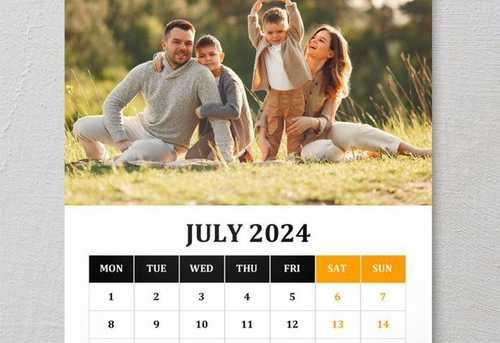 Календарь перекидной настенный на 2024