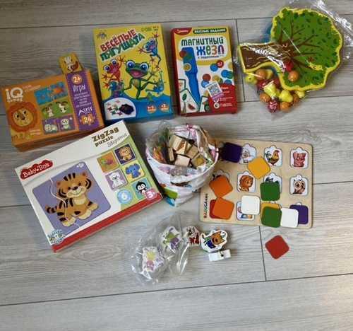 Развивающие игрушки пакетом