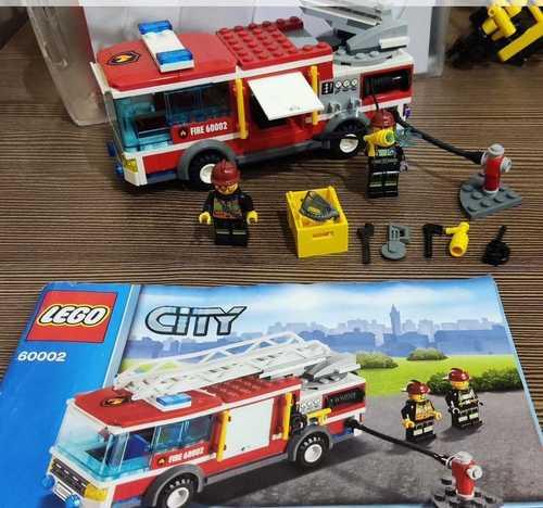 Lego city набор 60002 пожарная машина