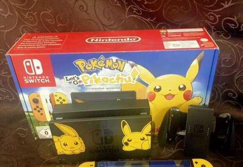 Nintendo switch pokemon let's GO pikachu edition