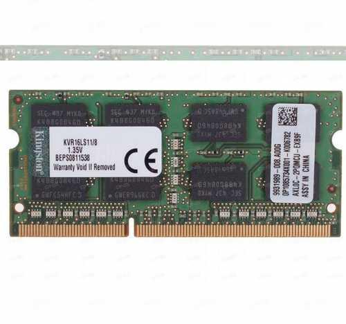 Sodimm Kingston KVR16LS11/8 DDR3L