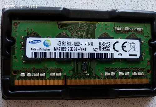 So-dimm Samsung 4Gb PC3L-12800S