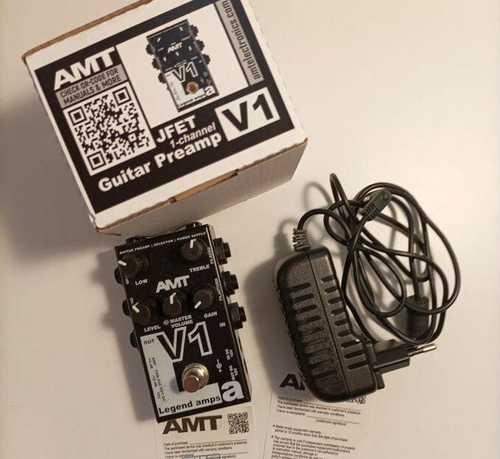 AMT V1 - одноканальный гитарный предусилитель