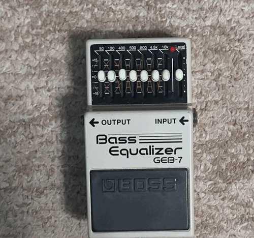 Boss bass equalizer geb-7