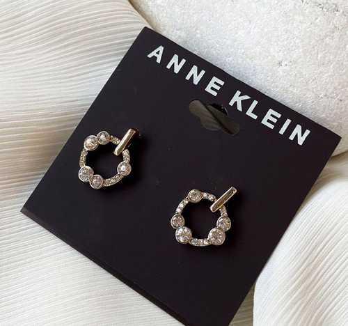 Новые серьги Anne Klein с кристаллами