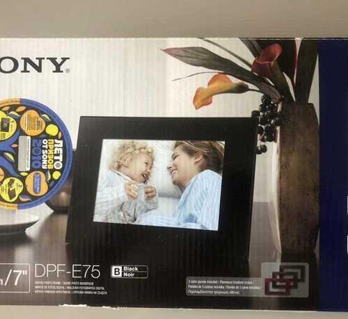 Электронная фоторамка Sony DPF-E75 18cm/7" новая