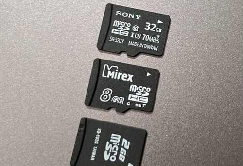 Карта памяти Sony microsdhc 32gb 70mb/s