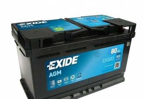 Аккумулятор 80 Ач Exide AGM EK800 на Start-Stop