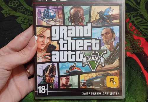 Диск gta 5 на ps3