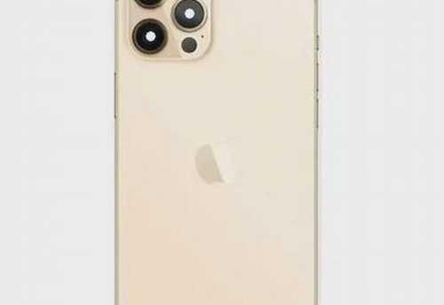Крышка Айфон 12 Про (iPhone 12 pro) золотая