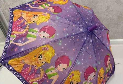 Зонт-трость детский для девочки