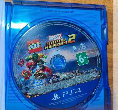 Продам диски на ps4 marvel super herdes 2