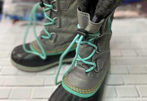 Ботинки sorel yoot PAC nylon surplus green