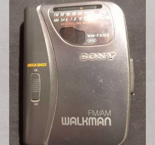 Кассетный плеер sony walkman wm-fx153