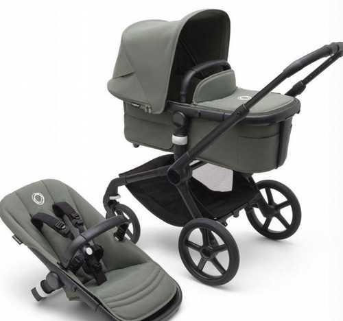 Коляска 2в1 bugaboo fox 5 forest green