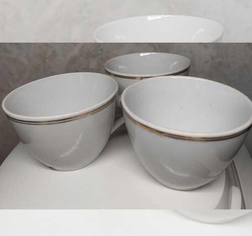 Кофейный/чайный набор -чашки и блюдца к ним 3 пары