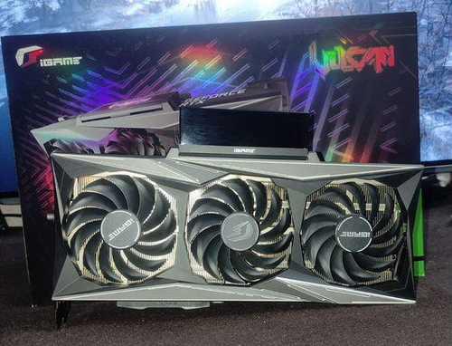Видеокарта ColorFul iGame RTX 3080 Vulcan гарантия