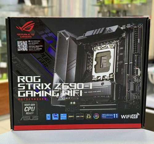 Новая Asus ROG strix Z690-I gaming wifi / LGA 1700