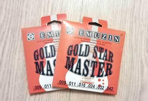 Струны Emuzin Gold Star 6гсм-02 (цена за 2 компл.)