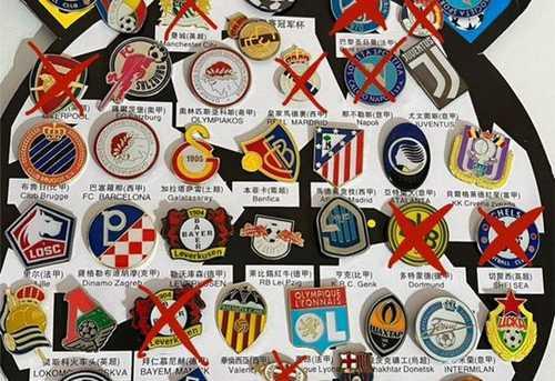 Значки футбольных клубов