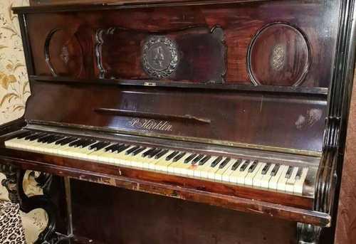 Антикварное немецкое пианино