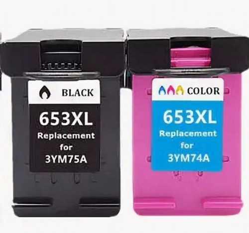 Картриджи для HP 653XL (комплект black & color)