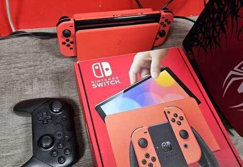 Nintendo switch oled red Mario edition