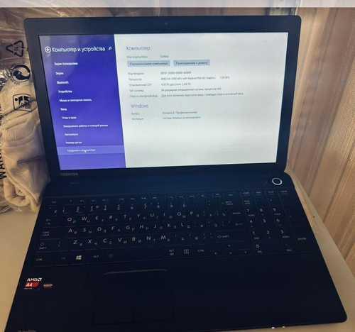 Ноутбук toshiba satellite