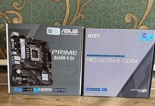 Новые материнские платы LGA 1700: B660/H610