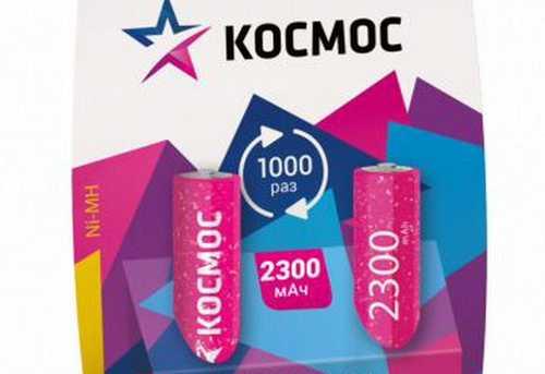 АКБ AA 2300mAh Космос 2 шт