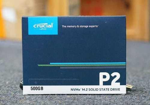 Новый SSD m2 nvme Crucial P2