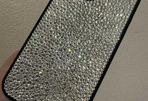 Чехол на iPhone 12 pro max с кристаллами Swarovski