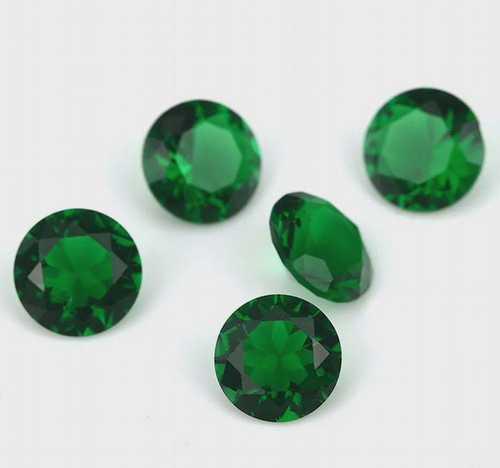 Стеклянные бусины shiqier, разноцветные, 4-10 мм Изумрудный, 10.0mm(100pcs), Green