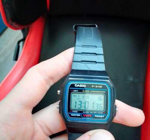 Часы casio f-91w