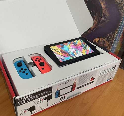 Nintendo Switch rev 2 прошитая Picofly