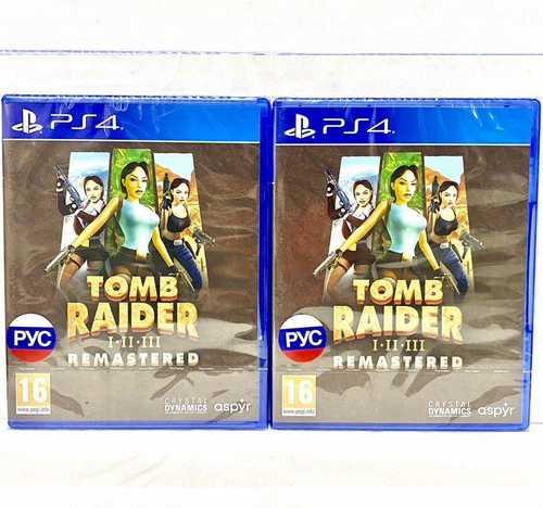 Новый Tomb Raider 1 2 3 Remastered Ps4 PS5